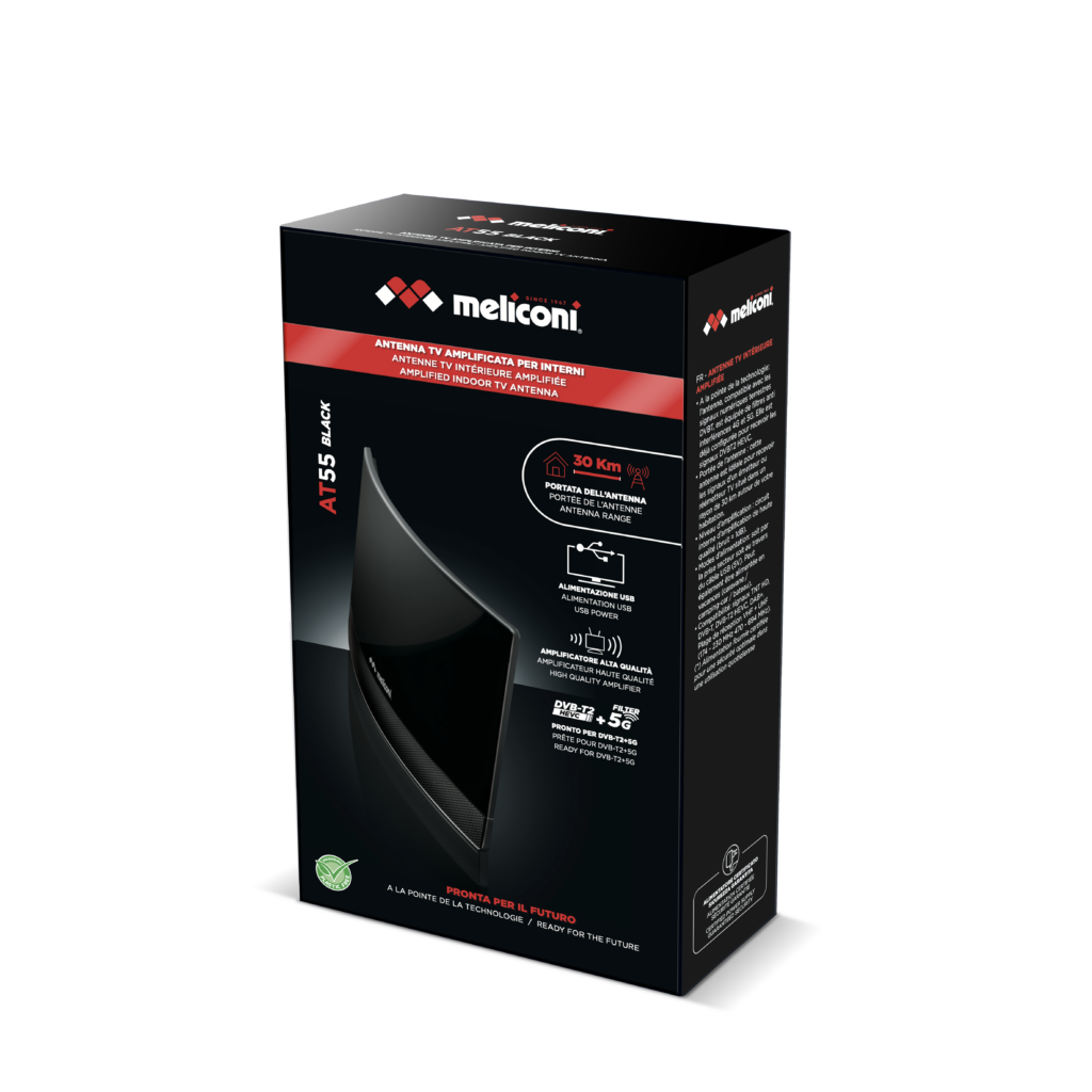 AT-55 BLACK R1 USB - 881012 - Meliconi